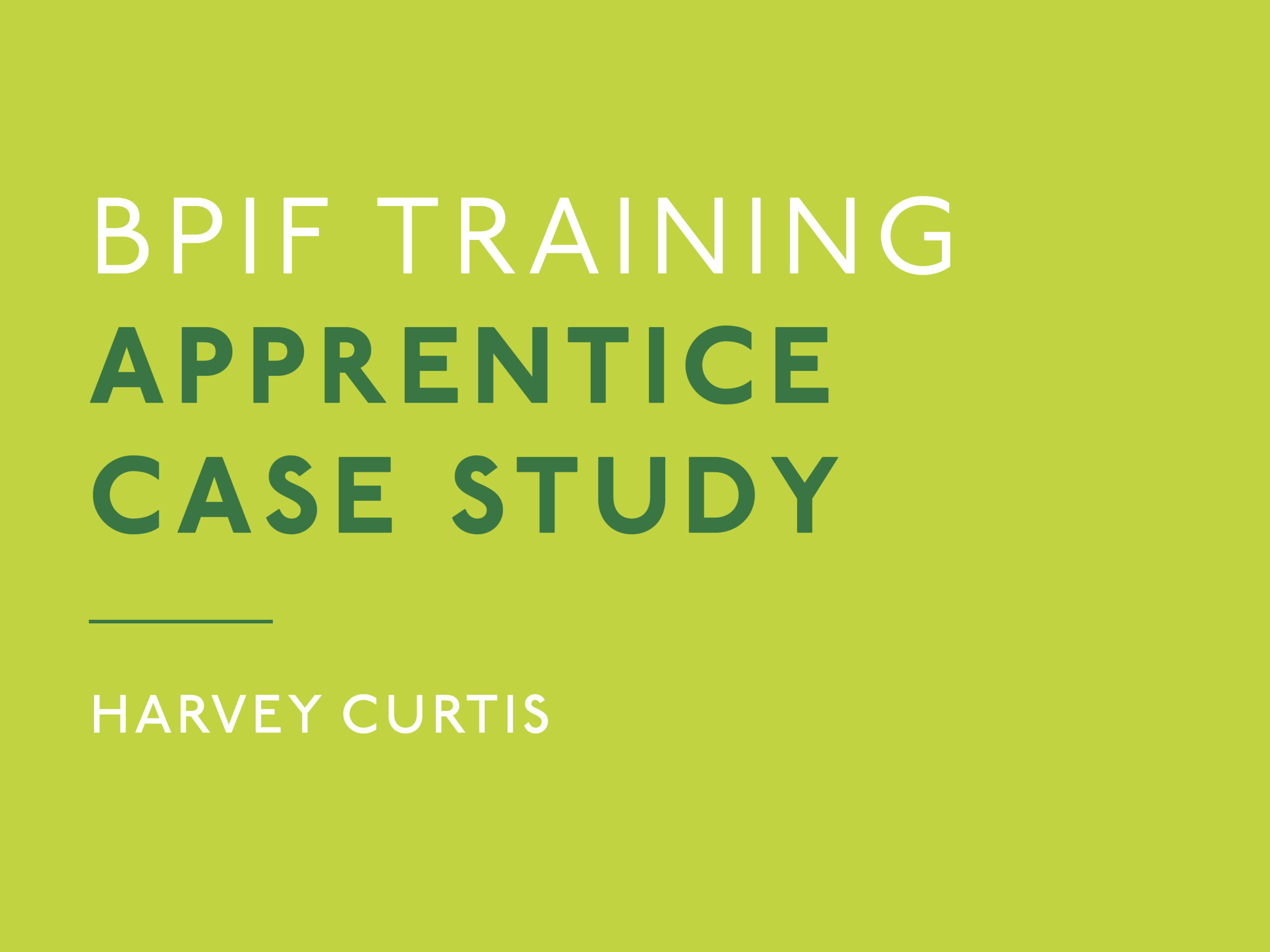Harvey Curtis – Potts Printers - BPIF Training