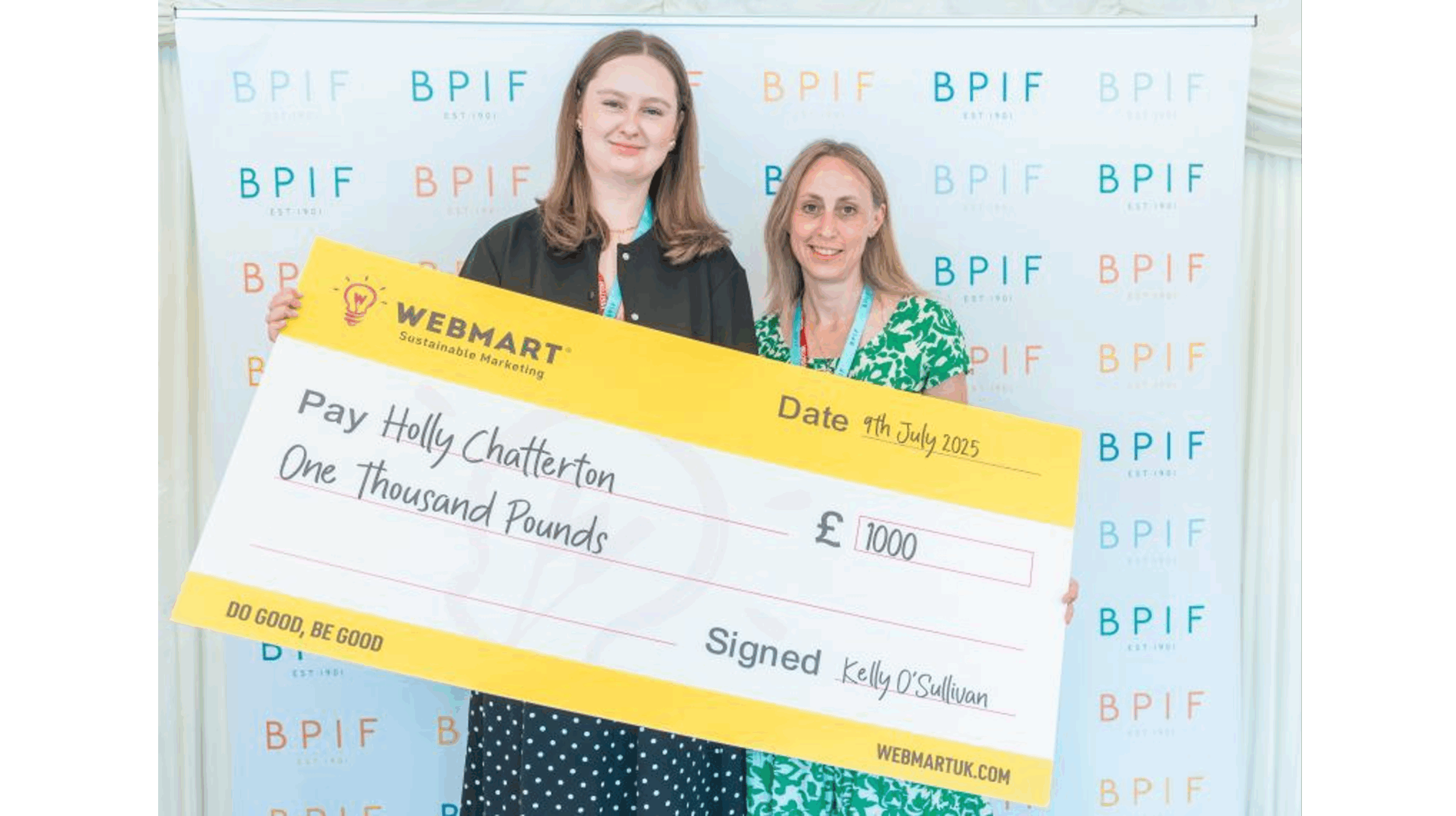 Kathy Woodward Award for Learning - BPIF Training